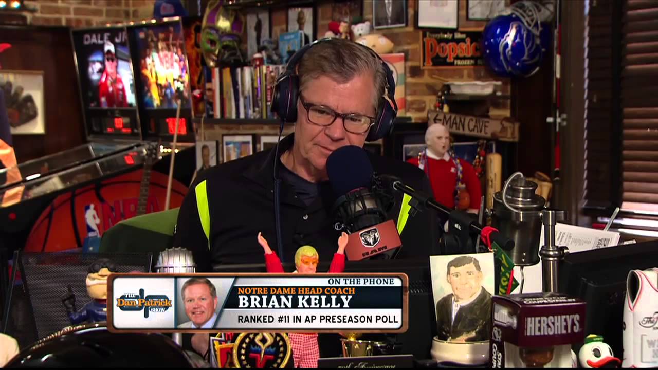 Brian Kelly on The Dan Patrick Show (Full Interview) 08/28/2015 - YouTube