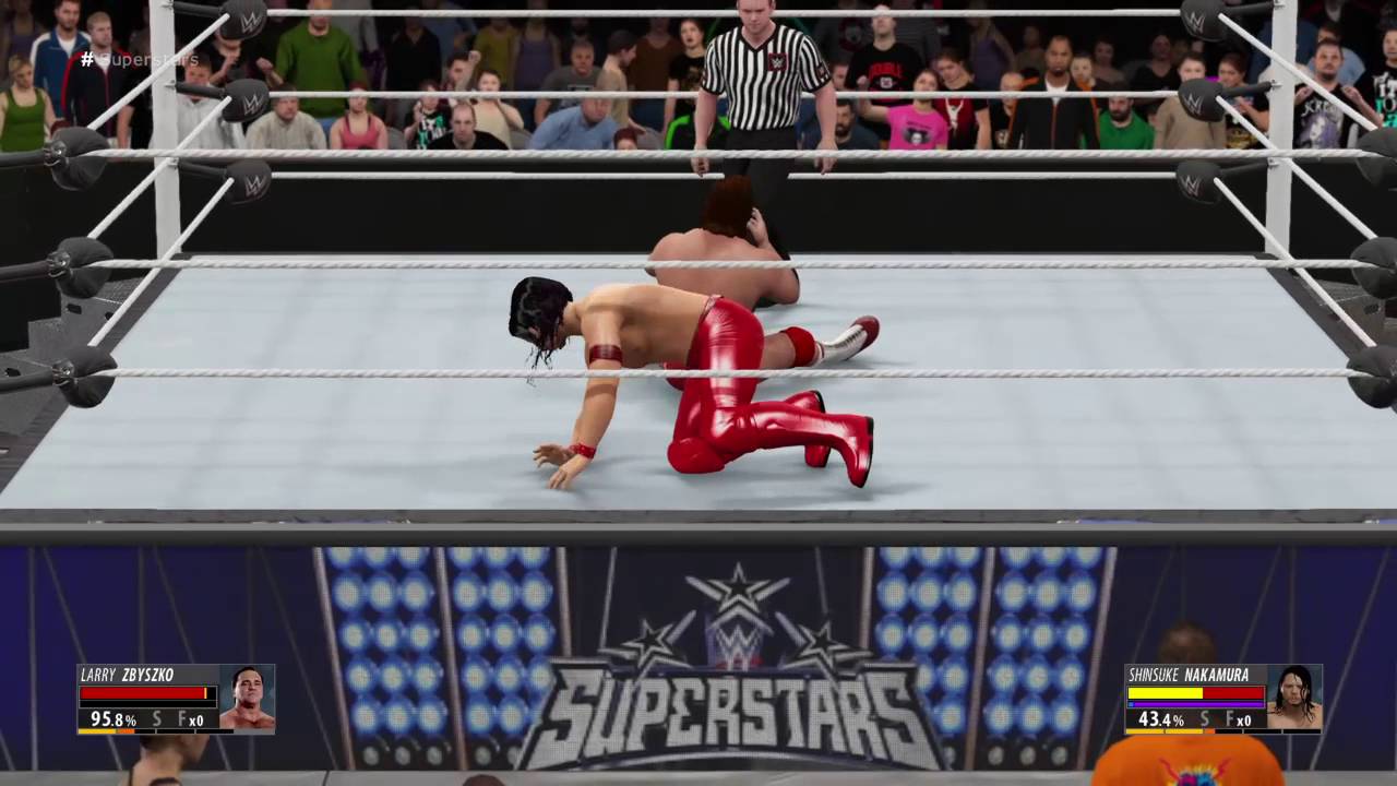 WWE 2K16 Nakamura vs Larry Z. - YouTube