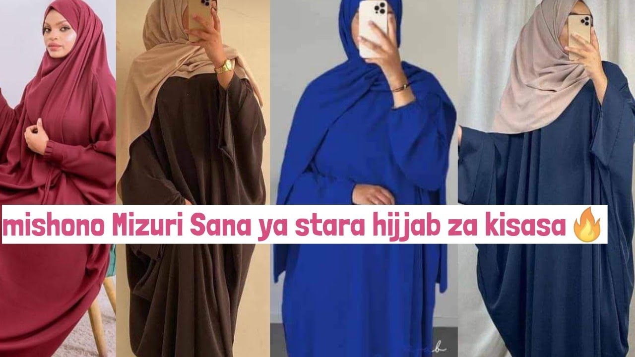 MISHONO PAMBE YA STARA VIJUBA CLASSIC ️||MODERN HIJJAB STYLE DESIGN ...