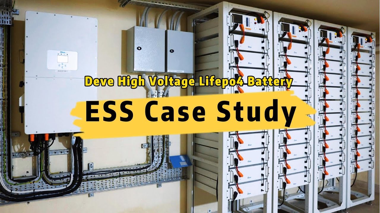Deve High Voltage Lifepo4 Battery Ess Case Study#deye #lifepo4battery #BOS-GM5.1 - YouTube