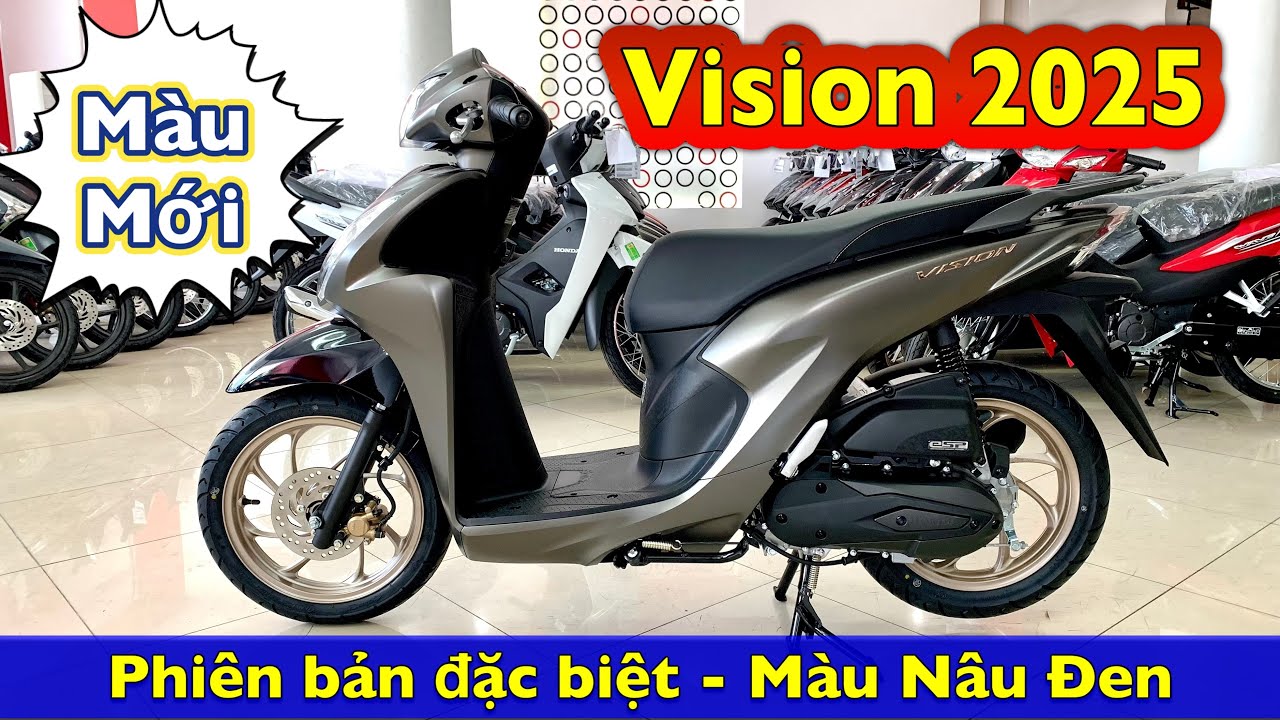 Vision 2025 Phiên bản đặc biệt - Màu Nâu Đen Mới | Bán trả góp # ...