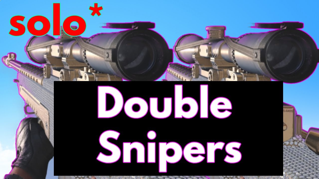 Solo* How to get Double Snipers Black ops cold war Season 3 - YouTube