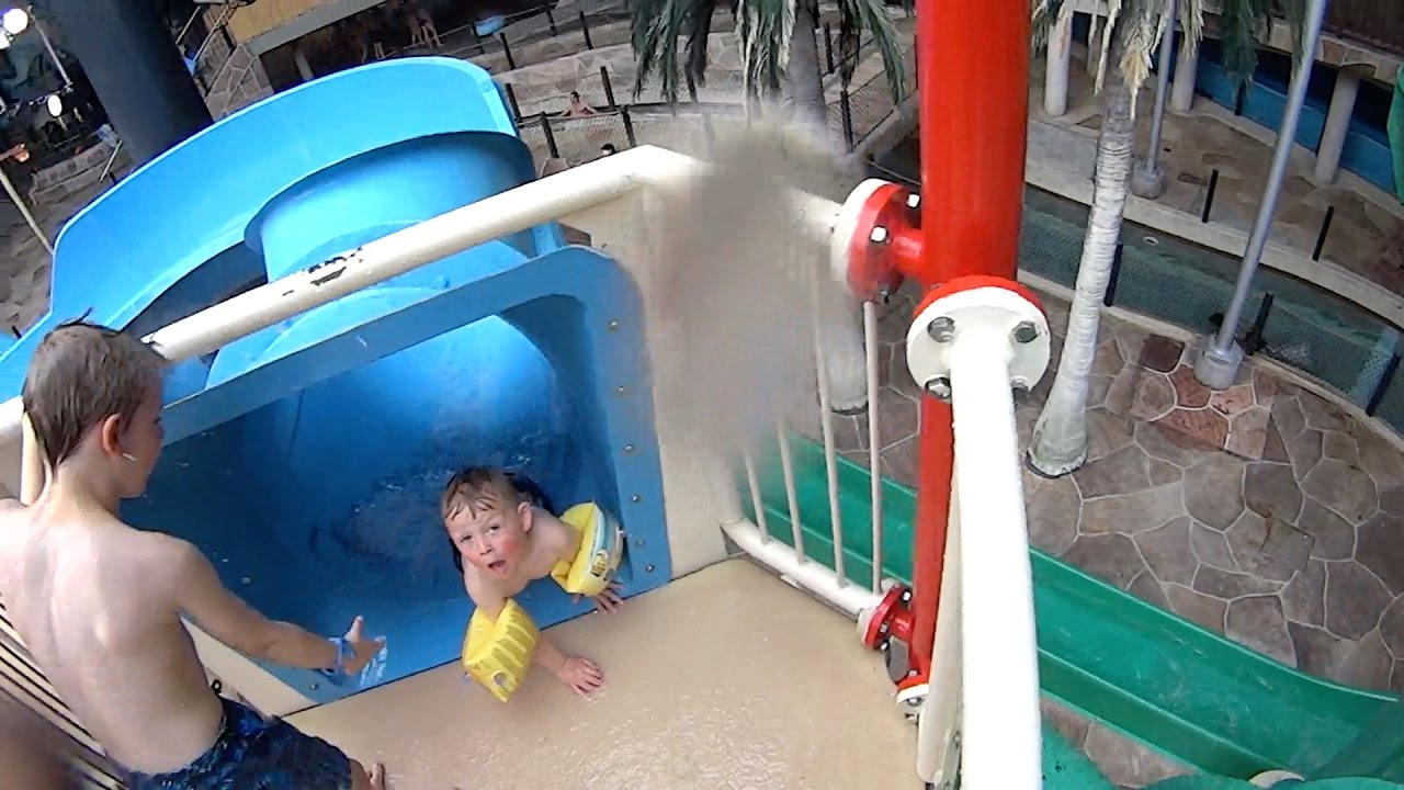 Super Fun Water Slide at Aquadome Billund - YouTube