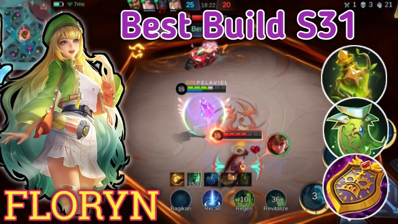 (BEST BUILD S31) GAMEPLAY FLORYN - BUILD TOP 1GLOBAL FLORYN - MLBB ...