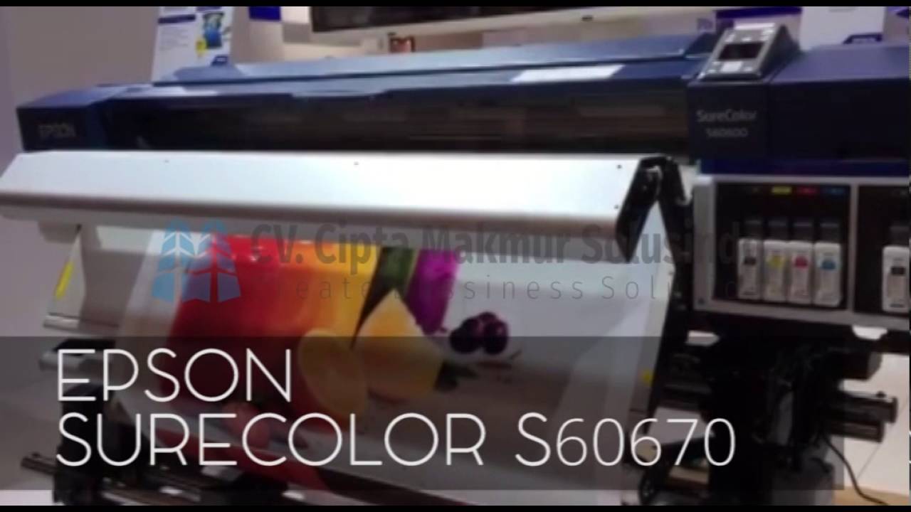 EPSON SC S-60670 & S-80670 (Eco Solvent) - YouTube