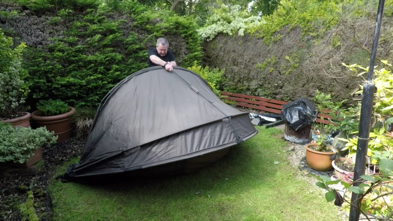 First time putting up the retreat compact bivvy - YouTube