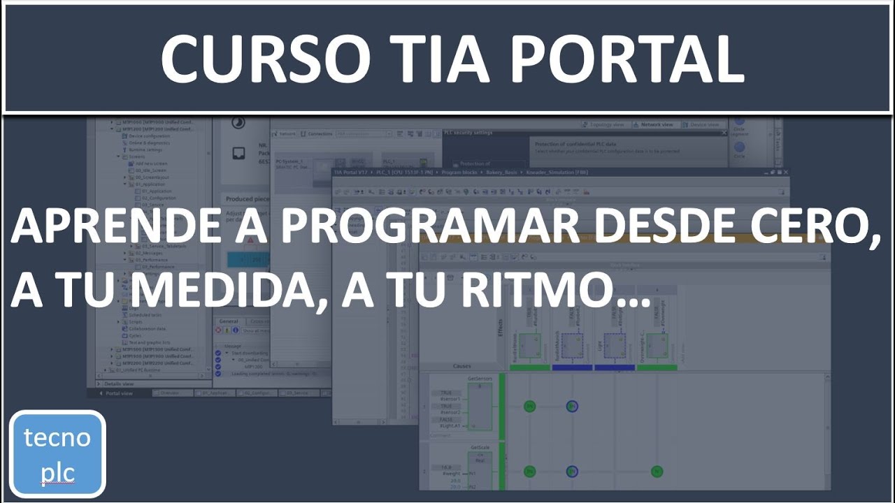 Curso TIA Portal Gratis aprende a Programar a tu ritmo - YouTube