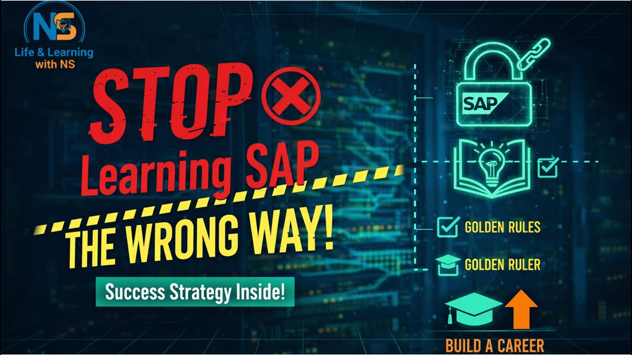 STOP Learning SAP the Wrong Way!! (Success Strategy Inside) # ...