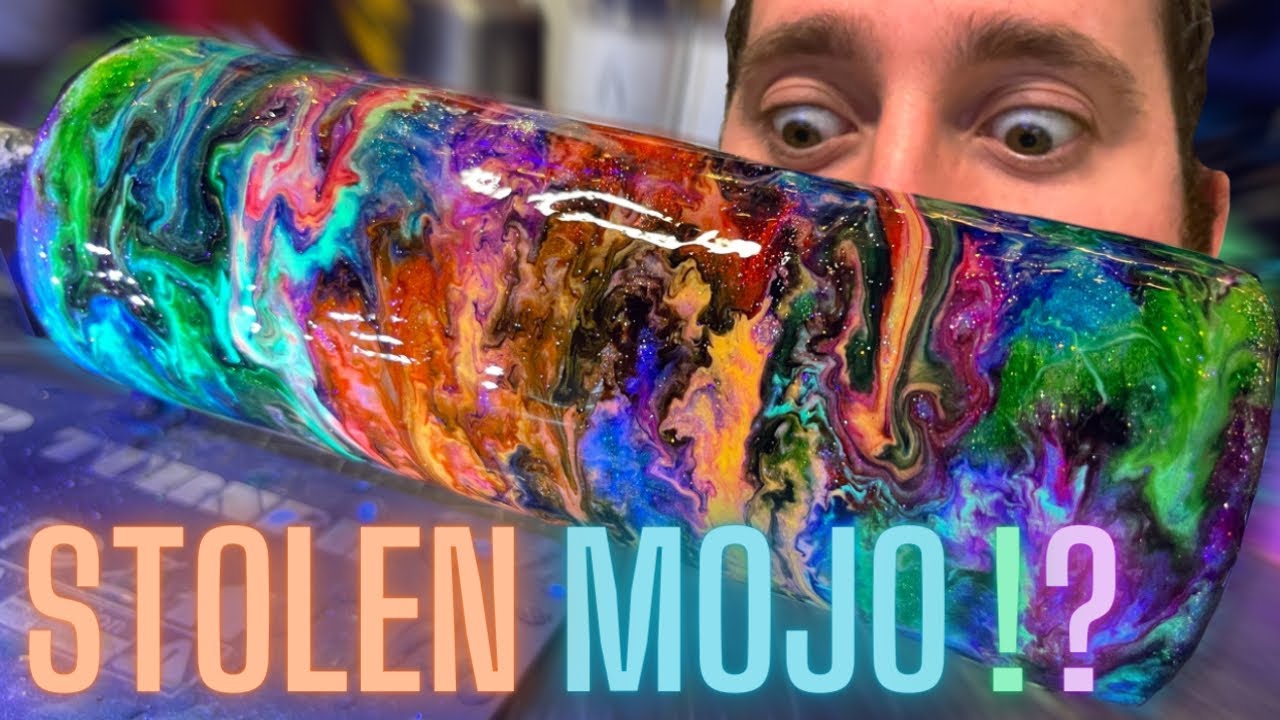 Stolen Mojo?! Austin Powers Mojo Glow Canister. Epoxy Tumbler Tutorial - Dimensional Drinks ...