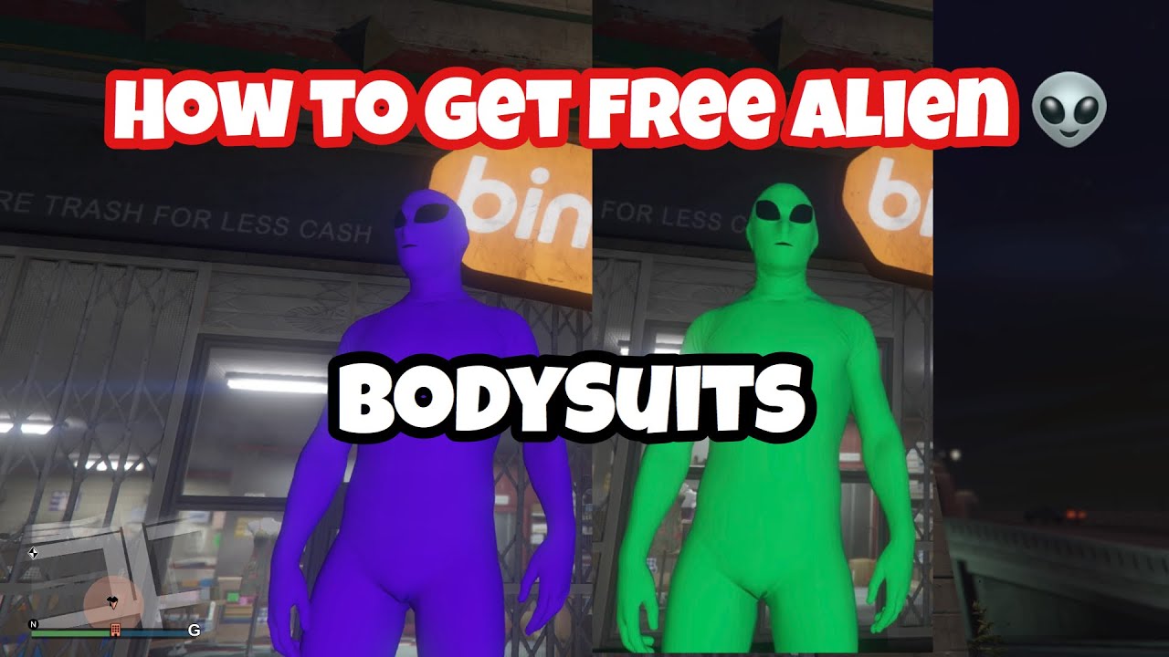 How to get FREE Alien BodySuits In GTA 5 - YouTube