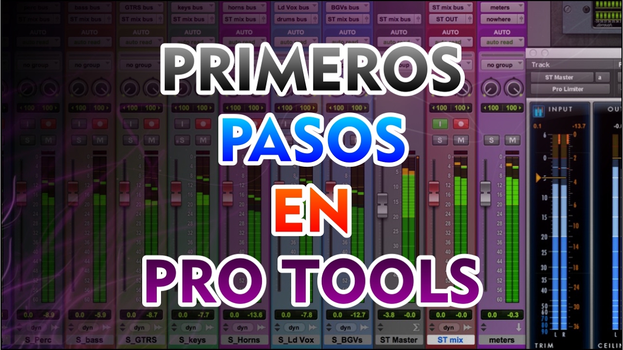 PRIMEROS PASOS EN PRO TOOLS - YouTube