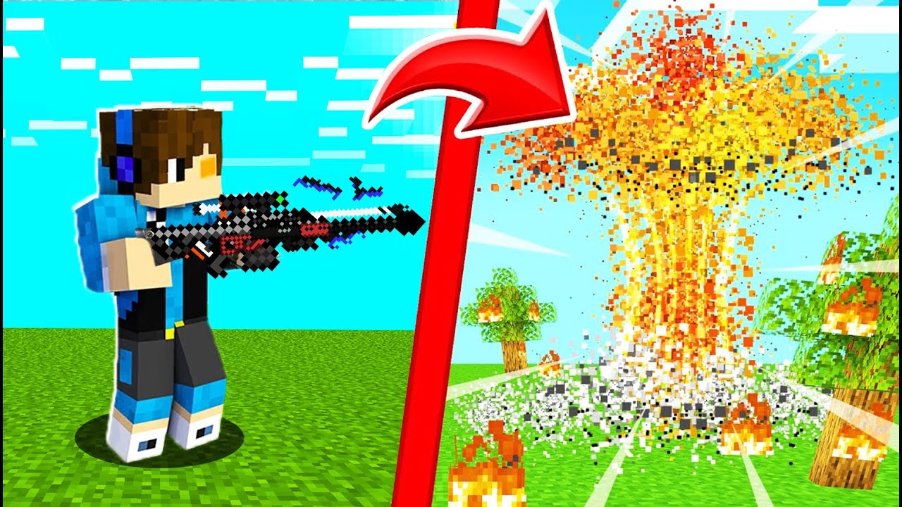1$ GUN V/s 1M DOLLAR Gun IN Minecraft !!! - YouTube