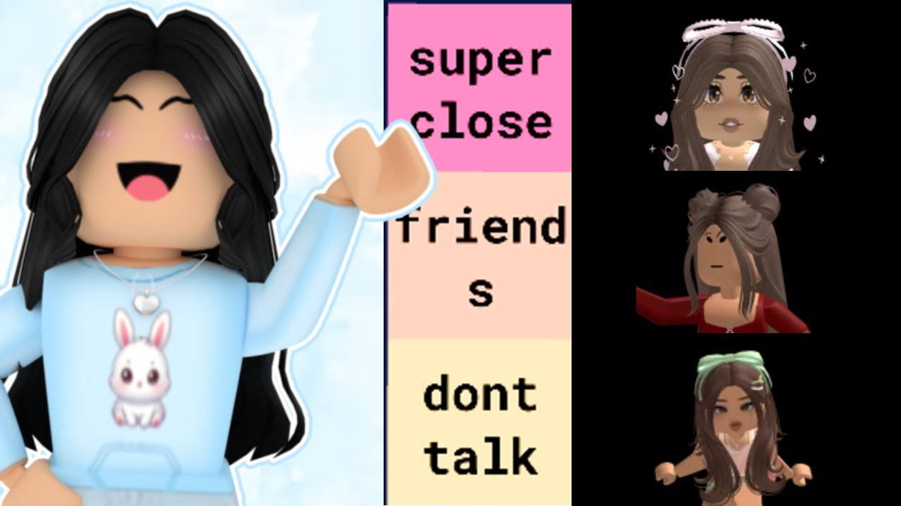 Ranking My Roblox Friends! (Roblox) - YouTube