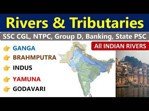 Rivers And Their Tributaries | भारत की नदियां | Indian Rivers System ...