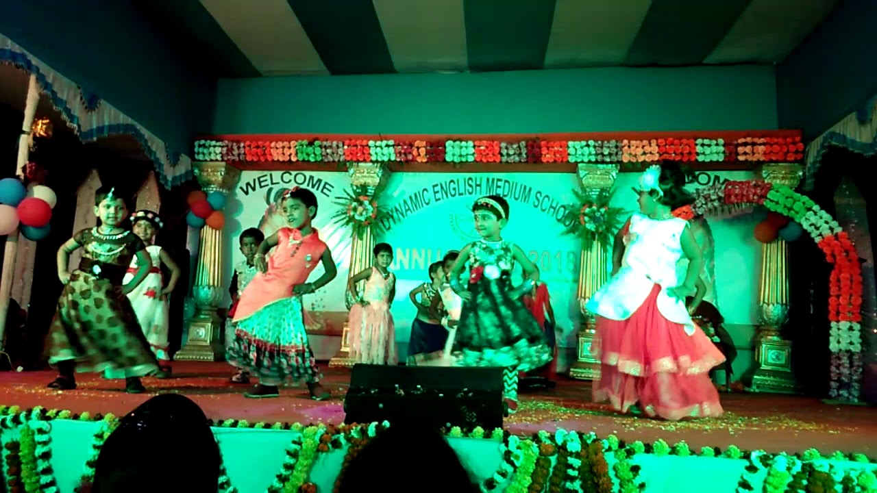 Dynamic English medium school annual function - YouTube