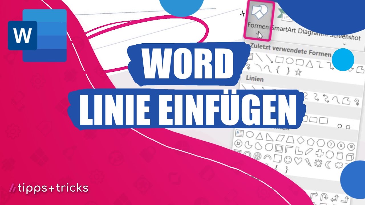 Word: Linie einfügen - so geht's - YouTube
