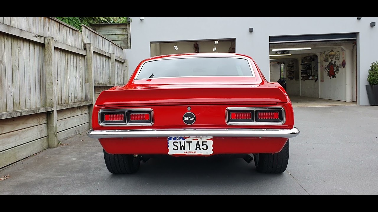 Victory Red 68 Camaro (rebuilt) - YouTube
