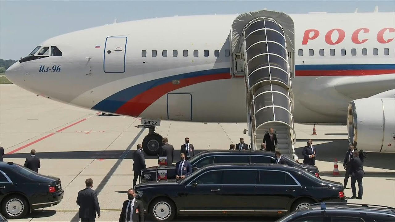 Russian President Vladimir Putin lands in Geneva for summit with Biden ...