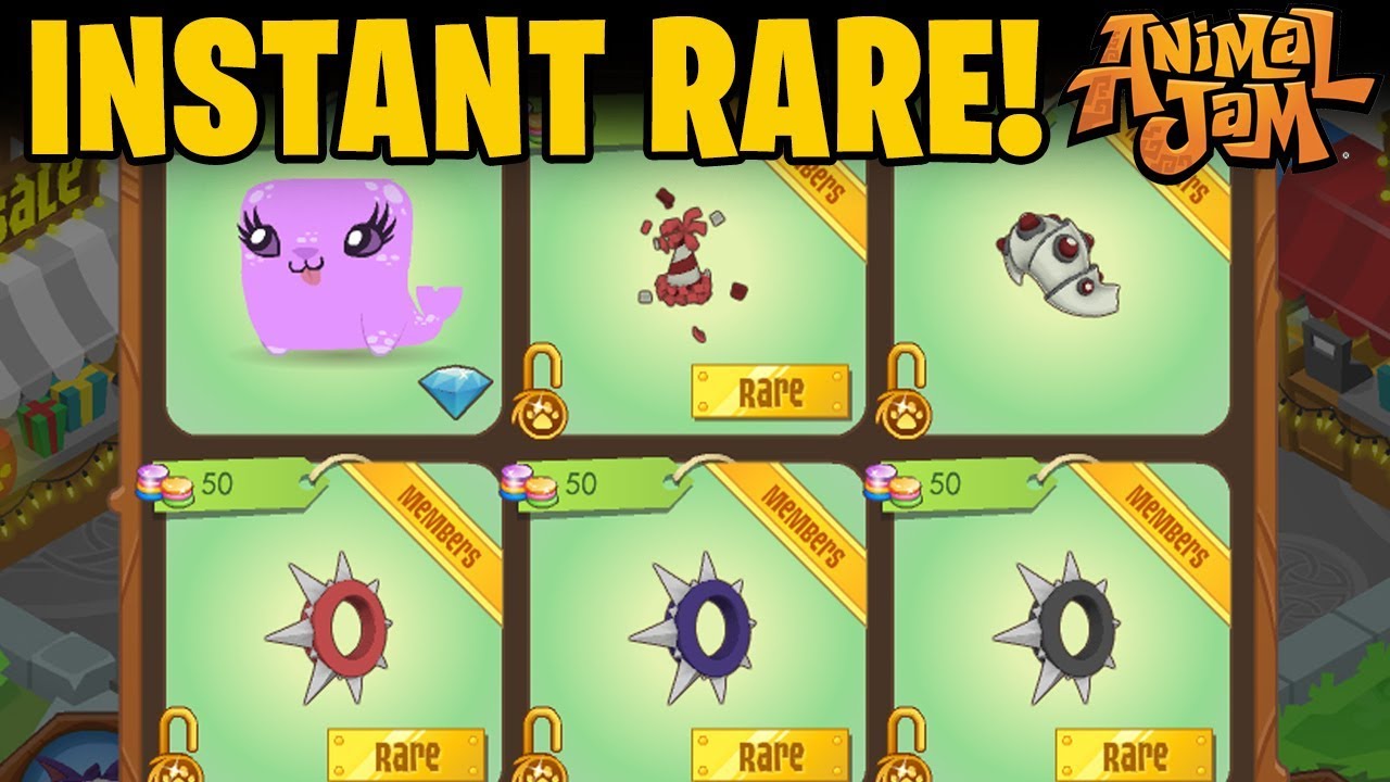 INSTANT MEGA RARE ANIMAL JAM GIVEAWAY - YouTube