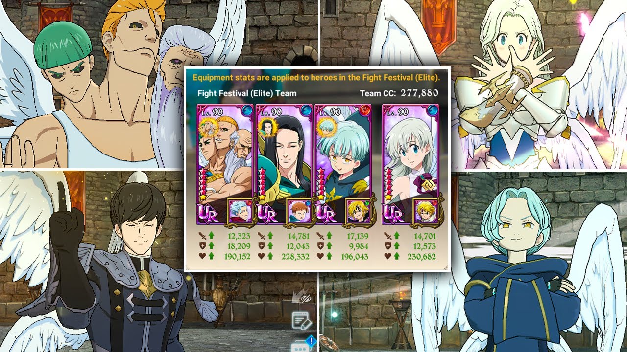 *GLOBAL* Full Goddess Race Team! *Sariel/Tarmiel/Ludociel/Elizabeth ...