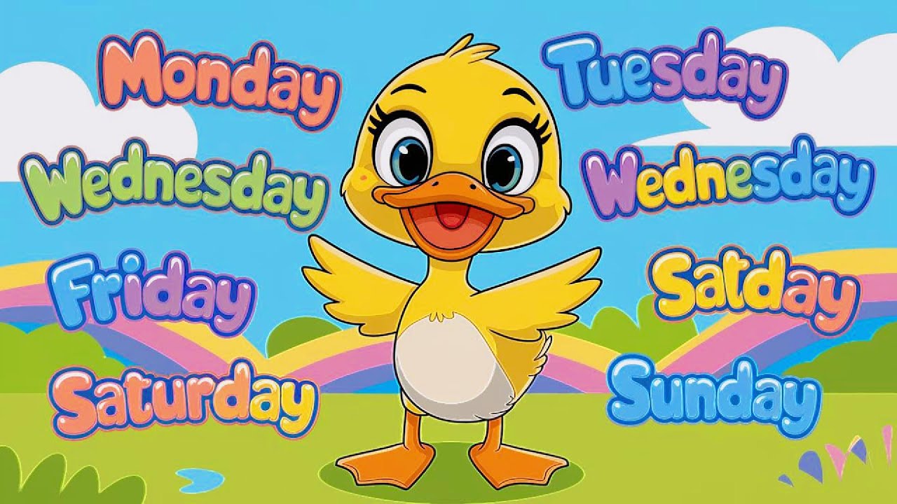 Learn the Days of the Week with Ducky! 🐥📅 |KIDS LEARNING - YouTube