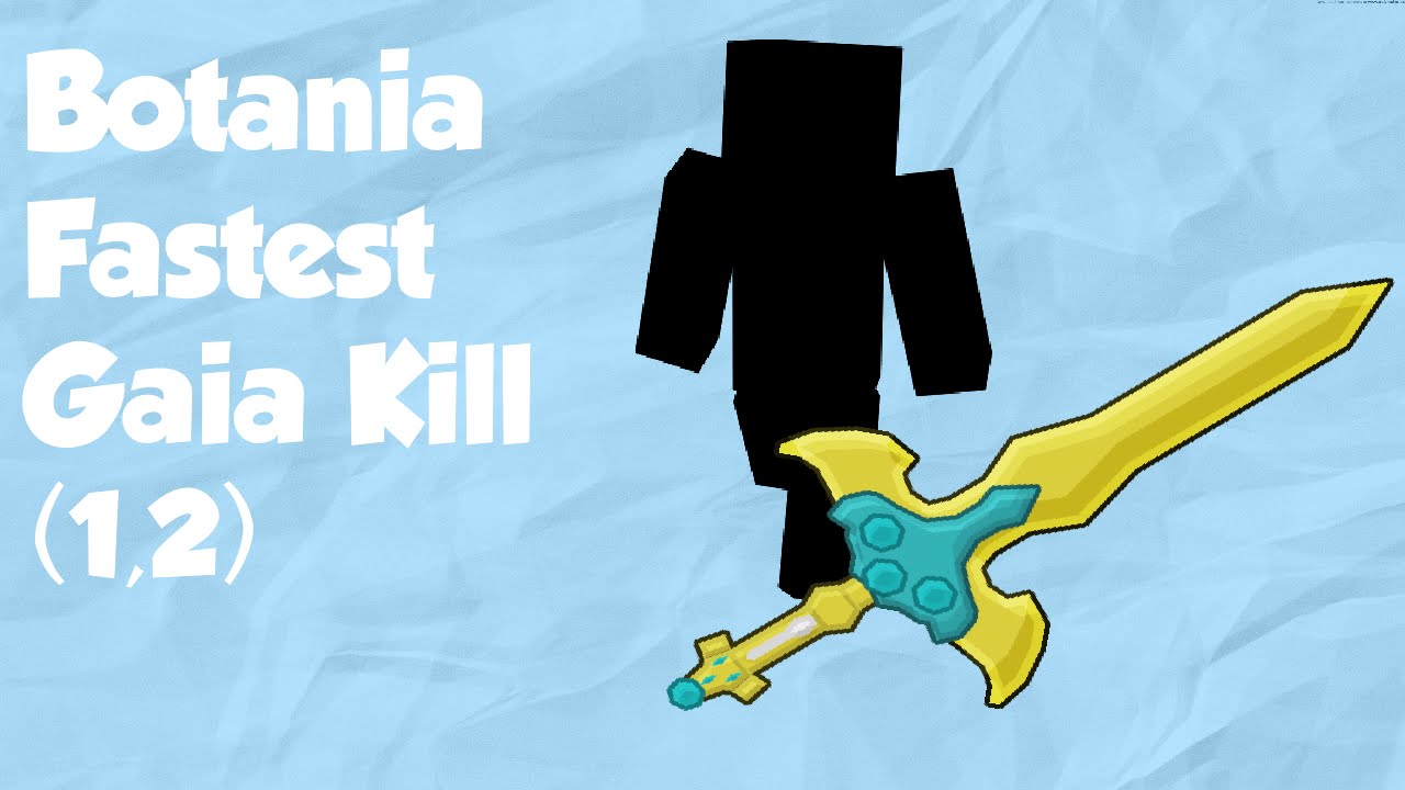 Minecraft Modded Botania Easy Gaia 2 kill - YouTube