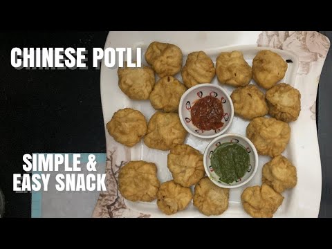 CHINESE POTLI | Indo Chinese starter | Chinese Potli Samosa | Veg ...