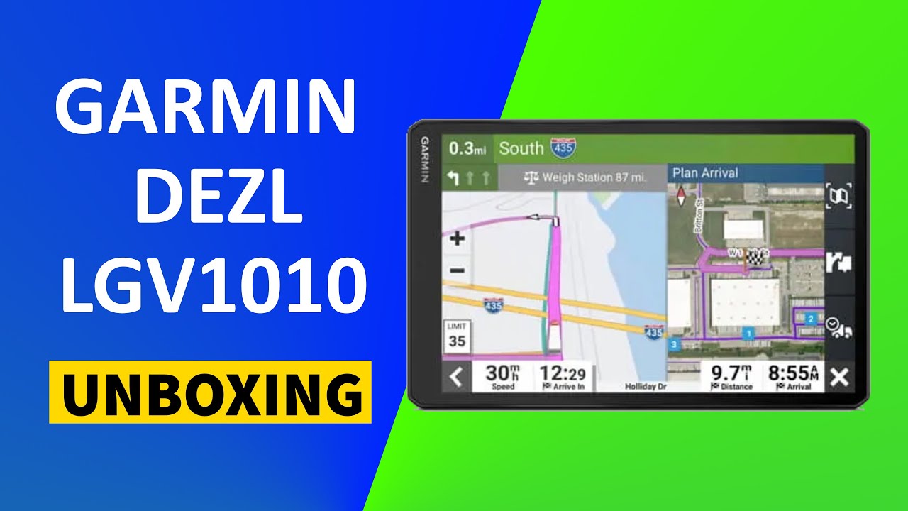 Garmin dezl LGV1010/OTR1010 MT-D Unboxing and short review 4K (010 ...
