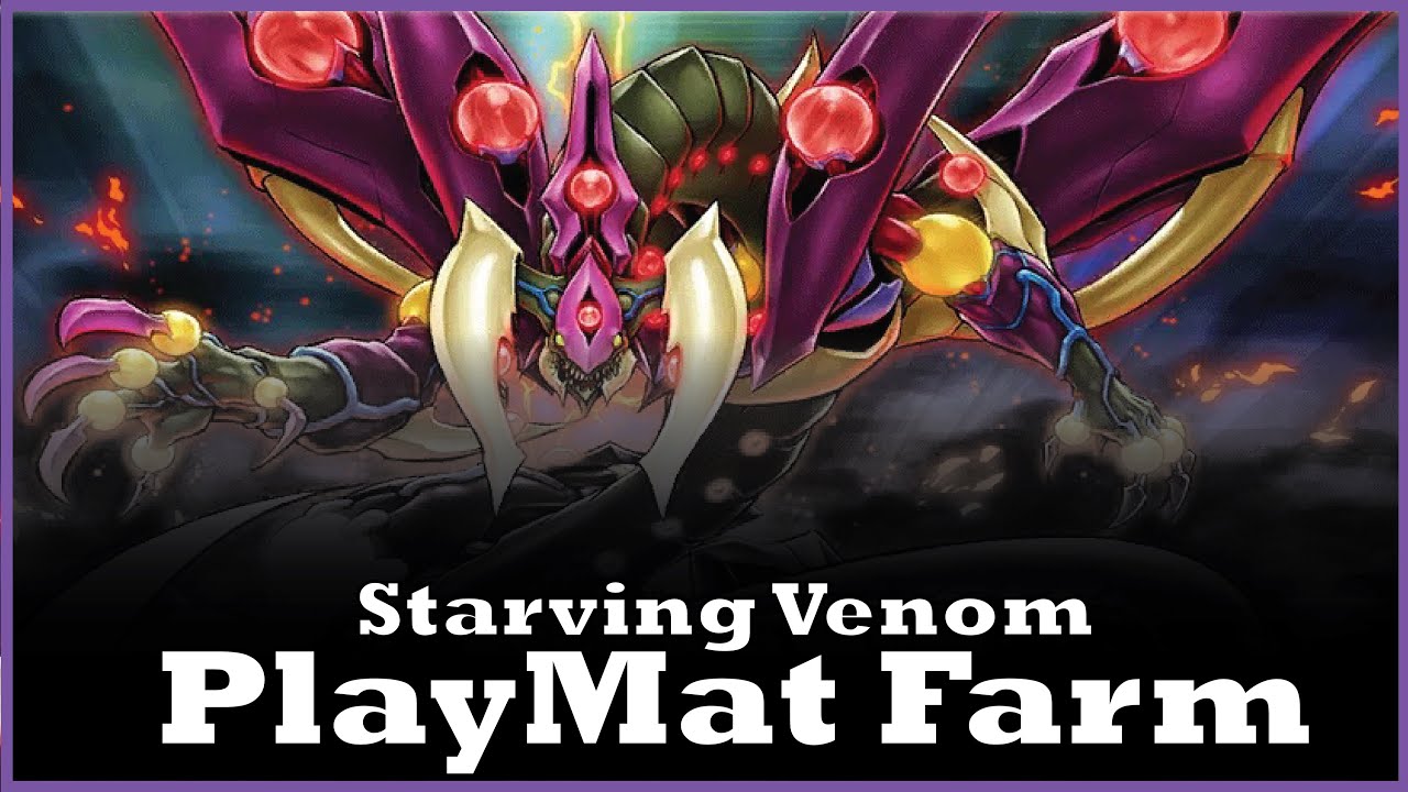 Yu Gi Oh Duel Links Starving Venom Fusion Dragon Playmat Farm #yugioh # ...