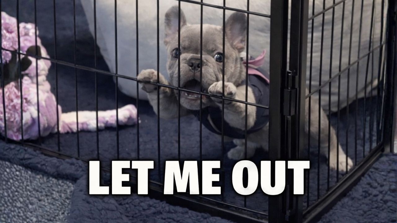 Tiny Frenchie Won’t Stop Screaming Until She Gets a Walk 😂🚪🐾|Arwen ep1 ...