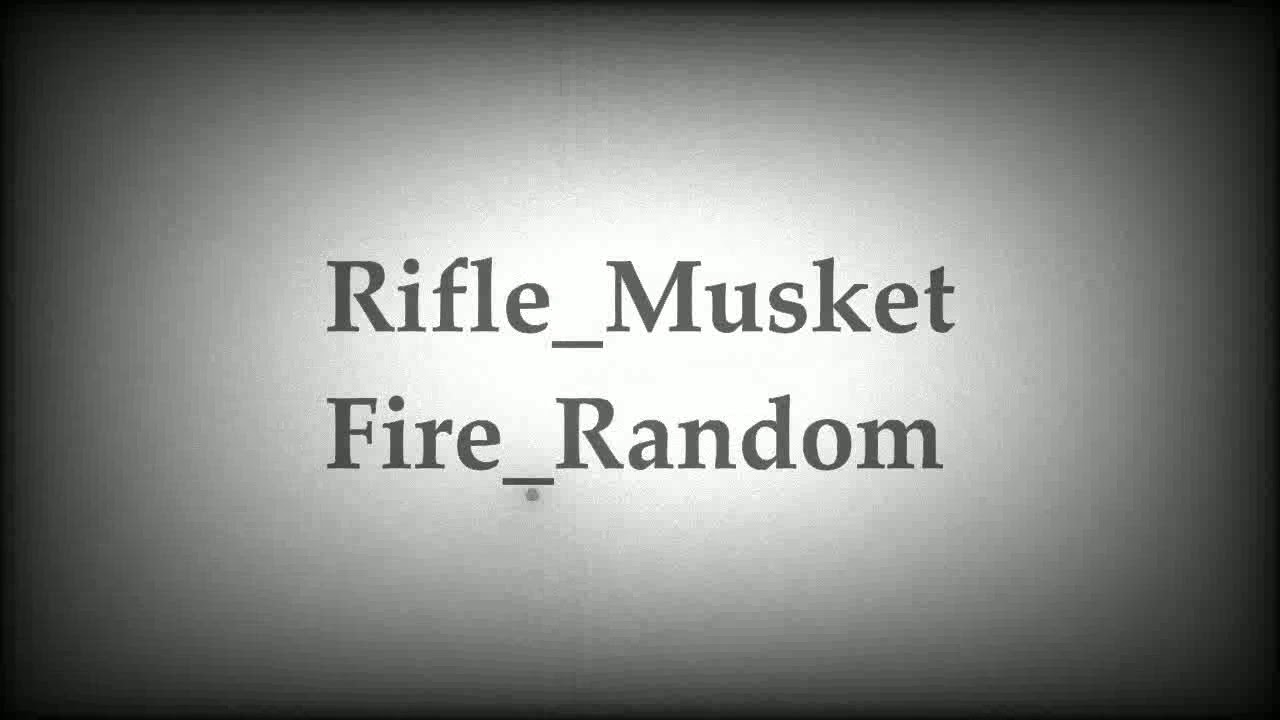 Rifle Musket Fire Random || Sound effect.. - YouTube