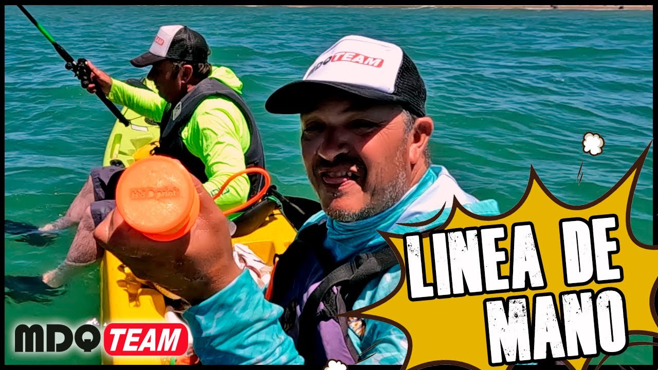 Tremenda pesca con LINEA DE MANO - YouTube