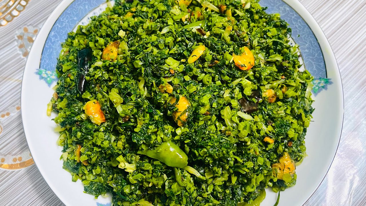 সরিষা শাক ভাজি রেসিপি |Shorisha shak vaji|Bangladeshi traditional ...