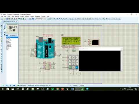 Calculator with Virtual Terminal (Arduino Code + Proteus Schematic ...