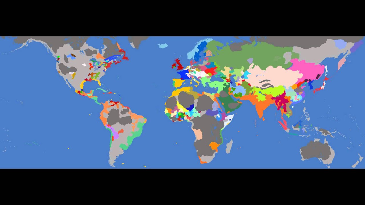 EU 4 Orissa game world map 1445-1820 - YouTube