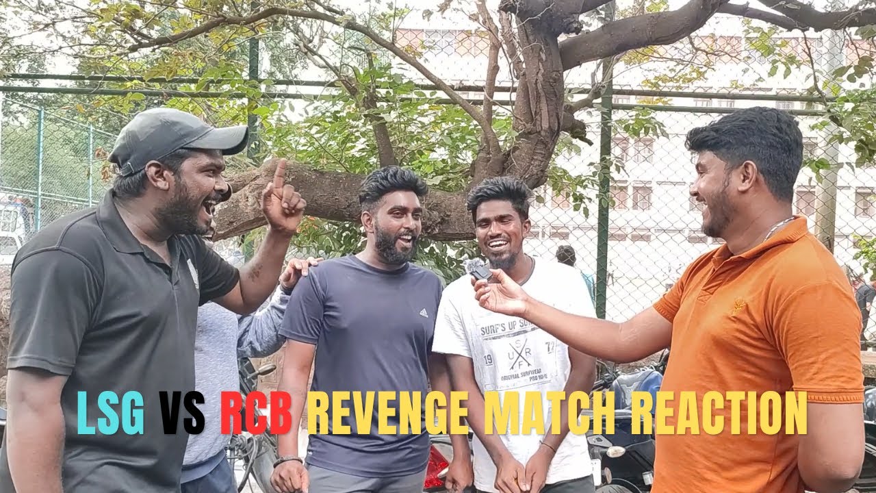 RCB fans reaction on LSG vs RCB Revange match | Mix Masala Kannada ...