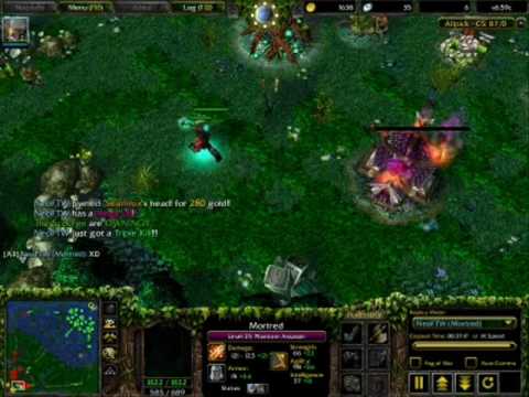 Warcraft 3: Dota Allstars - Mortred Ownage - YouTube