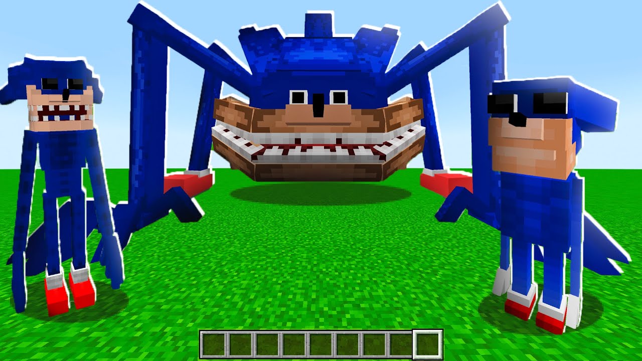 NEW Shin Sonic Tapes Mod ADDON UPDATE in MINECRAFT PE - YouTube
