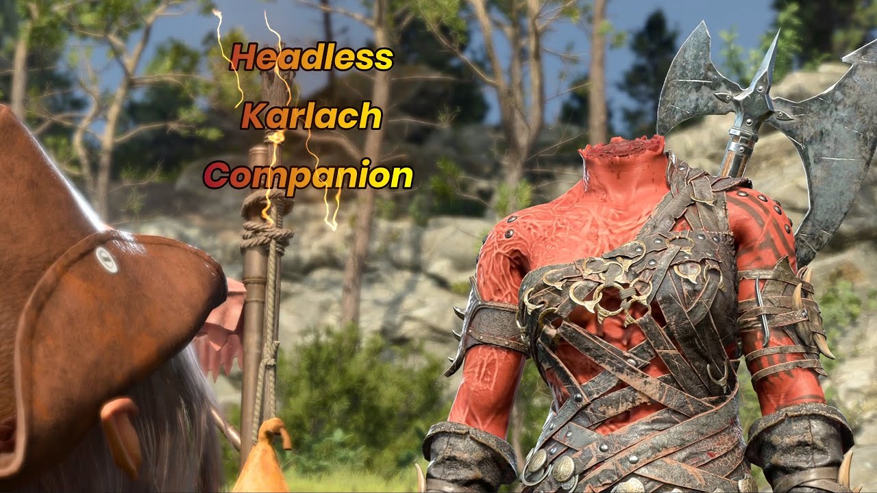 (Patched) Headless Karlach as a companion! BG3! - YouTube