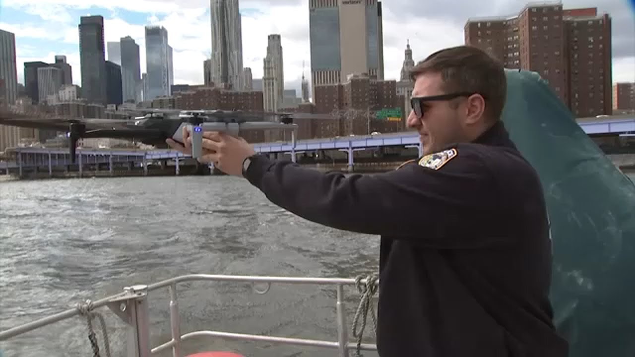 NYPD plans to begin using drones at 5 police precincts - YouTube