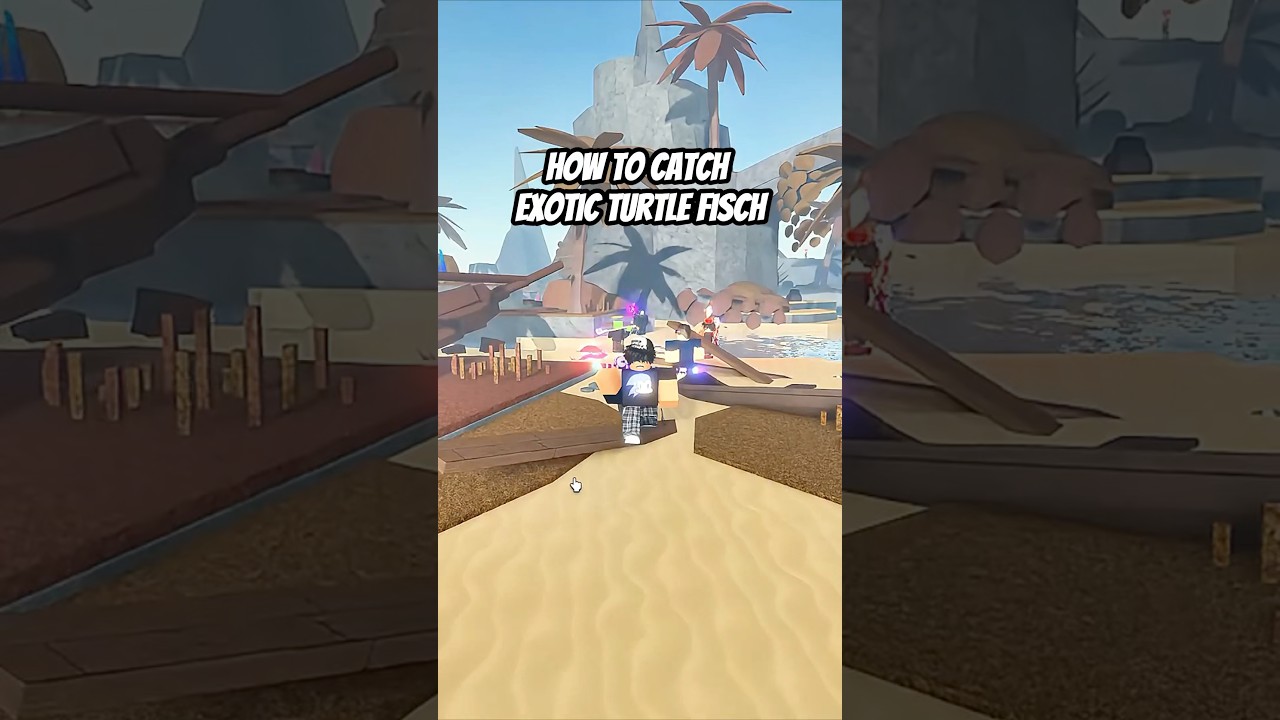 How to catch exotic turtle in fisch sea 2. #fyp #robloxfyp #roblox # ...