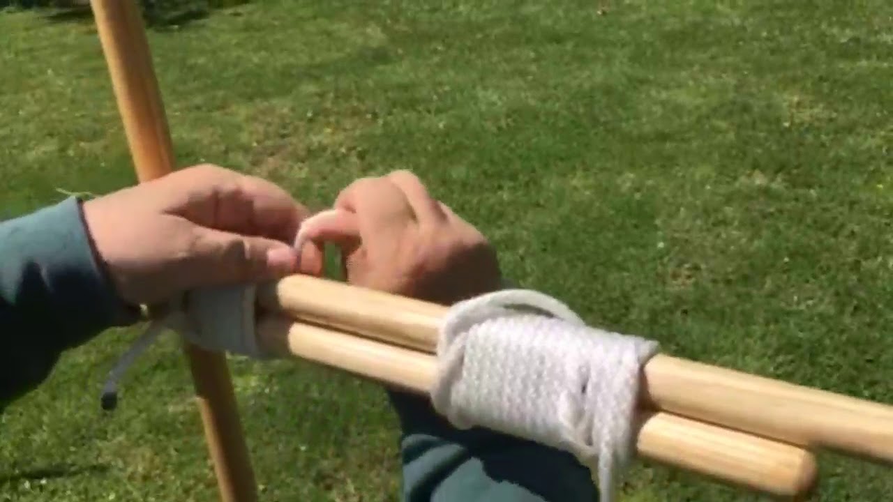 Round Lashing - YouTube