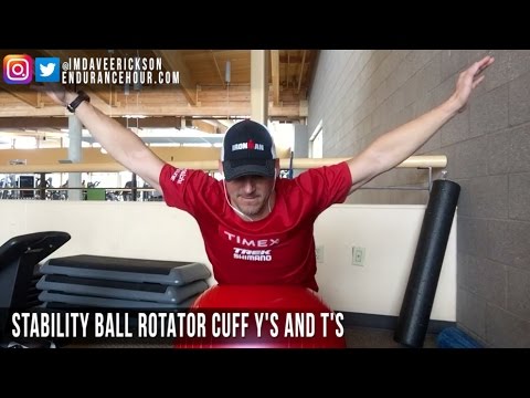 How To Do: Stability Ball Rotator Cuff Y's and T's with Dave Erickson