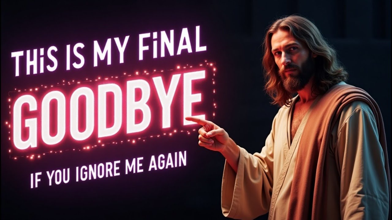 MY FINAL GOODBYE – IGNORE ME AND I’LL LEAVE | GOD'S MESSAGE TODAY | GOD ...