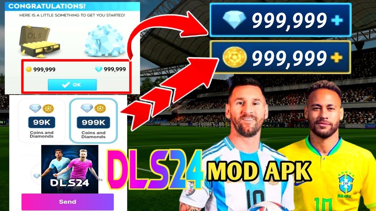 DLS 2024 Mod Apk | DLS 24 Hack | DLS 24 Mod - YouTube