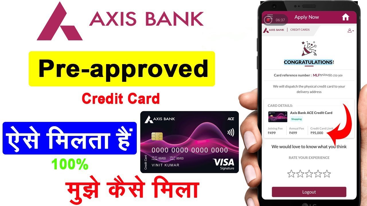 Pre approved credit card axis bank 2025 | axis bank ace credit card apply axis bank pre approved ...