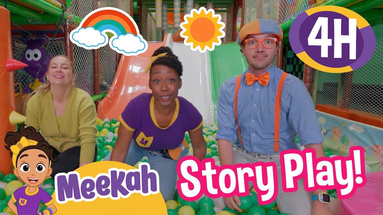 Blippi and Meekah's Story Play Exercise! | 4 HOURS OF MEEKAH ...