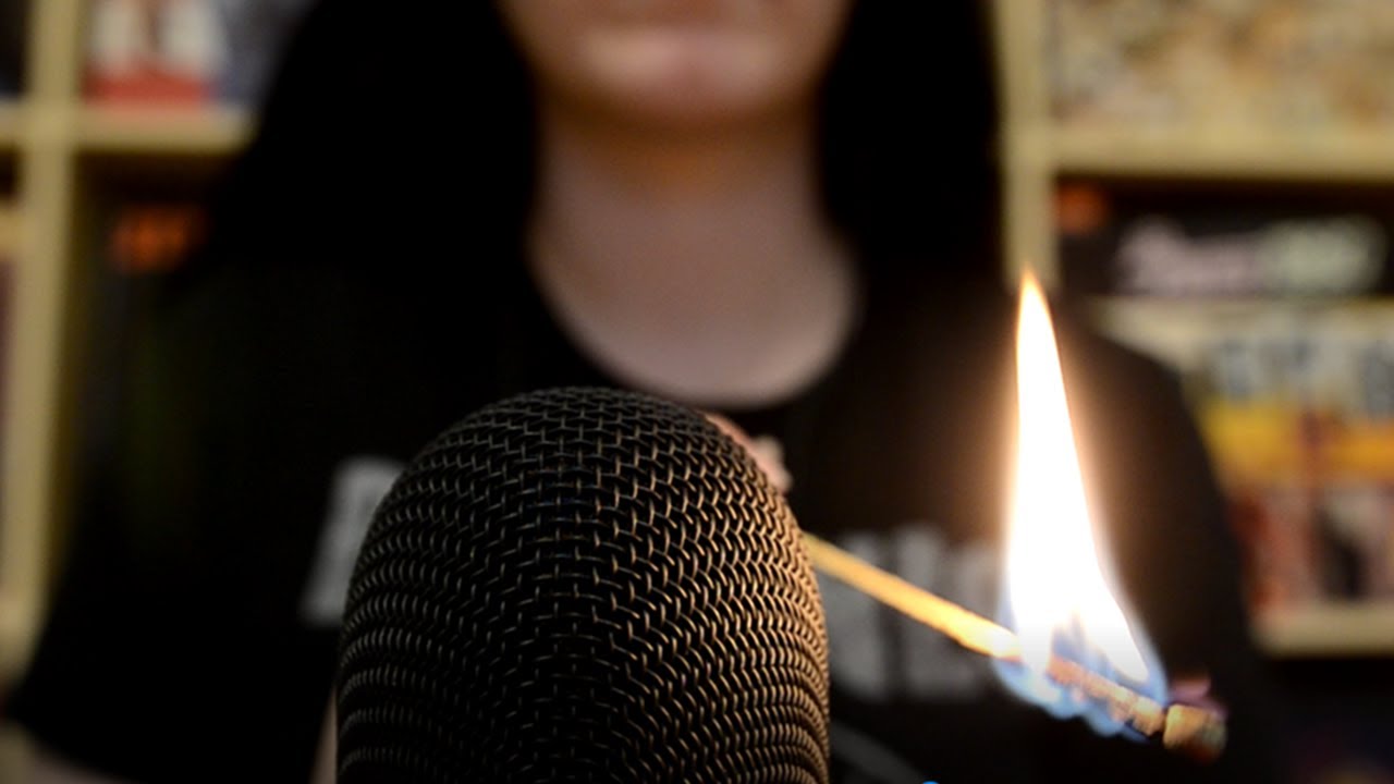 ASMR - Lighting Matches & Tapping the Matchbox, No Talking - YouTube