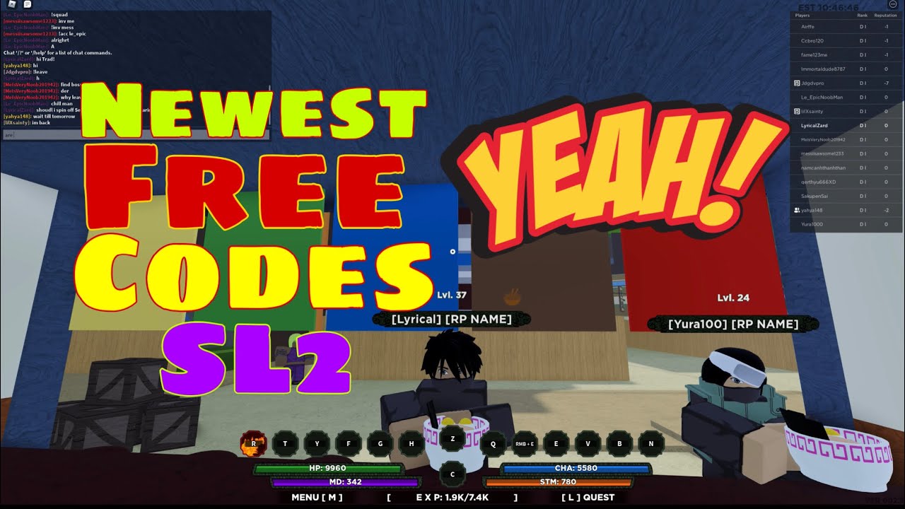 *BRAND NEW* SL2 FREE CODES SHINOBI LIFE 2 gives FREE Spins Roblox - YouTube