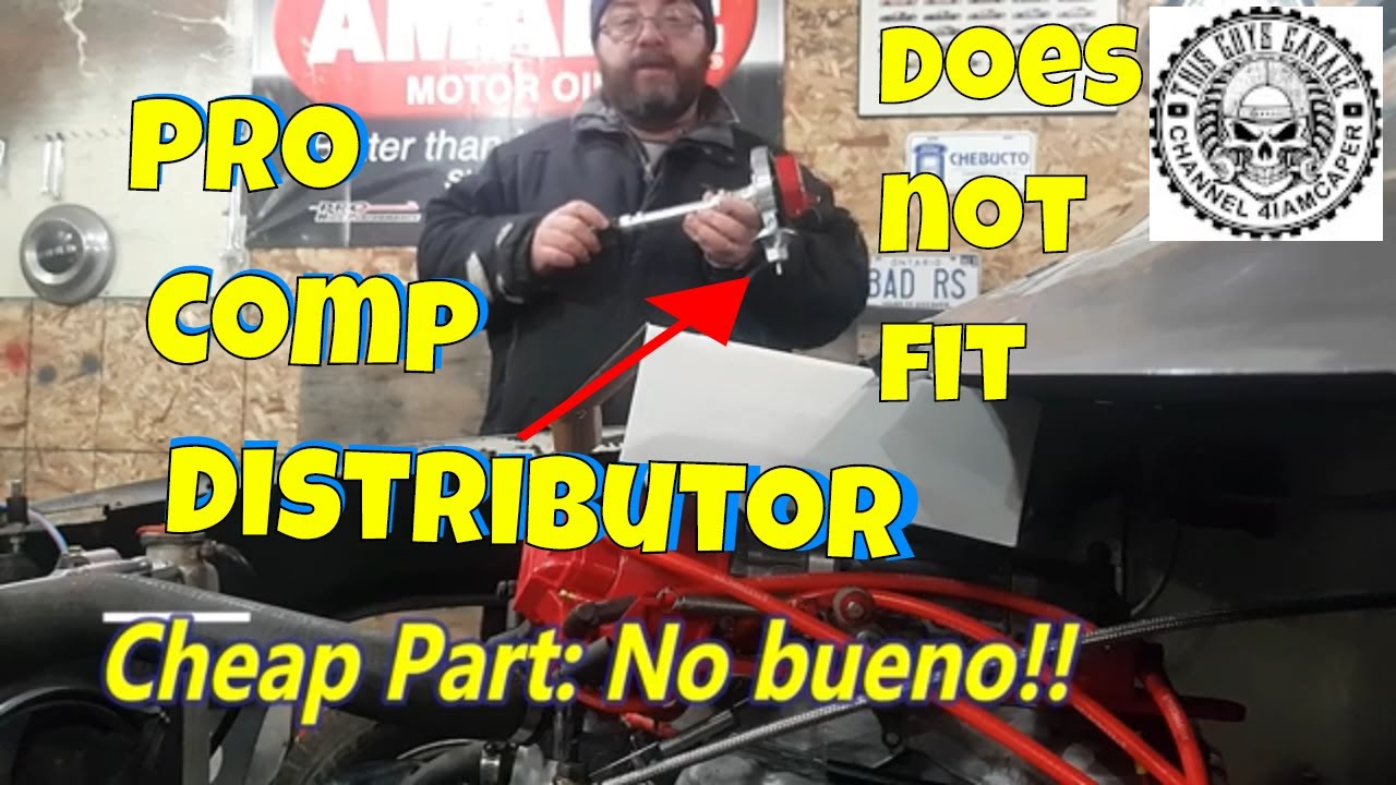 pro comp big block small block chevy distributor does not fit - YouTube